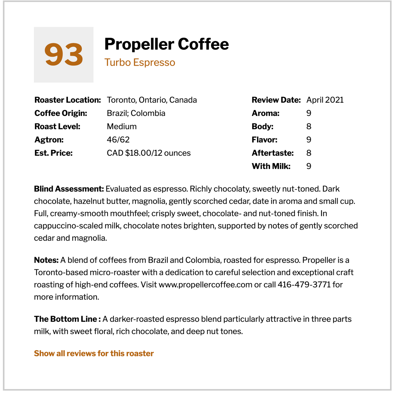 Coffee – Propeller Coffee Co.
